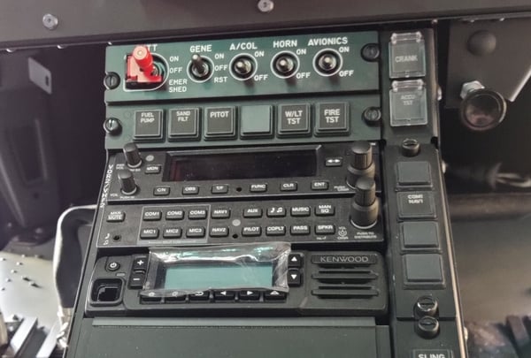 Airbus AS350 VHF FM Radio system - Swiss Helicopter Engineering